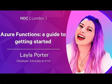 Ndc Conferences Talk Azure Functions A Guide To Getting Started From
