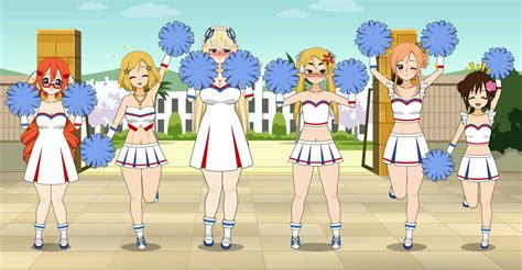 Female Allies As Cheerleaders By Roseprincessmitia On Deviantart