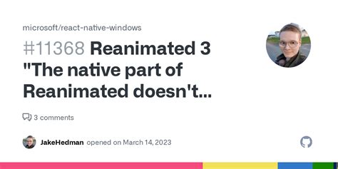 Reanimated 3 The Native Part Of Reanimated Doesnt Seem To Be Initialized · Issue 11368