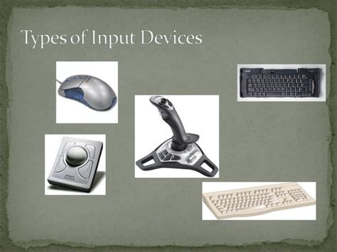 Input And Output Devices Ppt Ppt Computer Peripherals Computing