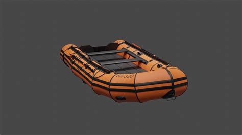 Artstation Inflatable Boat Lifeboat
