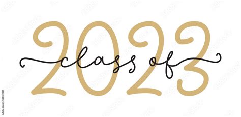 Class Of 2023 Graduation Logo For High School College Graduate