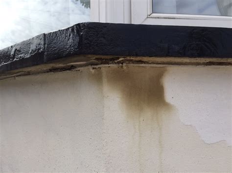Mystery Stains On External Wall Under Concrete Sill DIYnot Forums