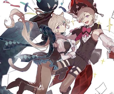 Lynette And Lyney Genshin Impact Drawn By Room Rem Danbooru