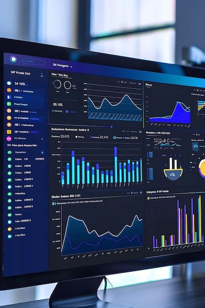 Premium Photo Interactive Dashboard With Analytics Data