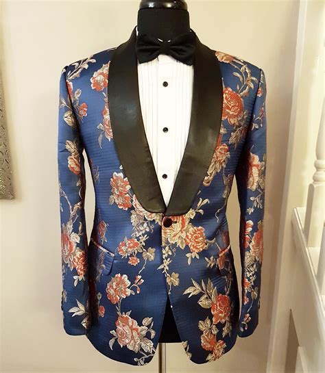 Wedding And Dinner Jacket Pattern Paisley And Damask Jacket Tuxedo Mens Evening Wear Dinner