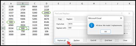 cómo buscar y reemplazar en excel