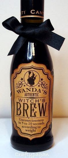 Witchs Brew Halloween Labels Witchs Brew Halloween Inspiration