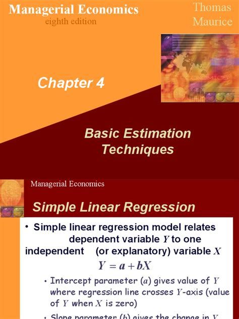 Basic Estimation Techniques Eighth Edition Pdf Regression Analysis Linear Regression