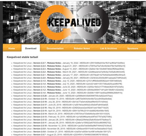 keepalived源码安装与配置 igoodful 博客园