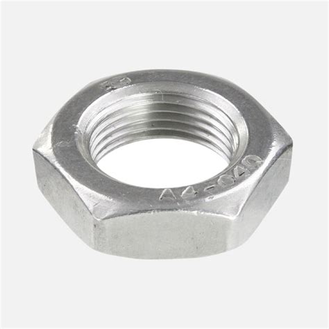 Sechskantmuttern M8 Feingewinde 075mm Niedrig Form B A4 Din