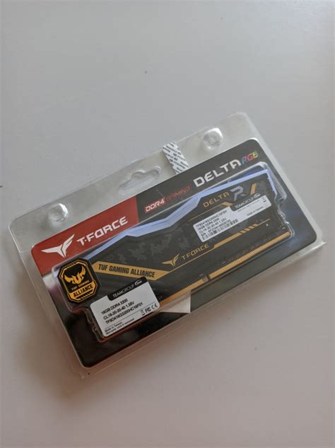 TForce Delta RGB TUF Gaming Alliance 16x1 GB DDR4 3200Mhz On Carousell