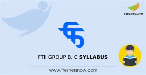Ftii Group B C Syllabus 2024 And Exam Pattern Pdf Download