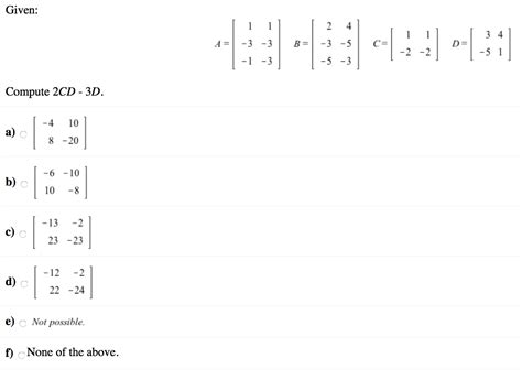 Solved Given 1 A 3 3 1 3 2 41 B 3 5 5 3