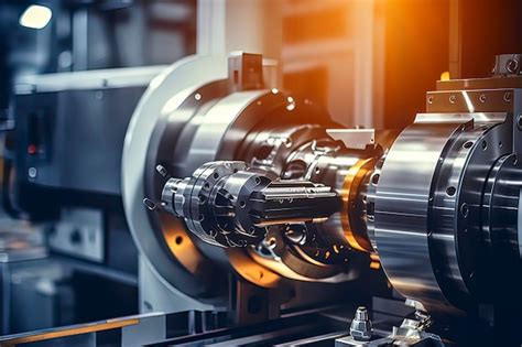 Premium Photo CNC Machine Processing AI Technology Generated Image