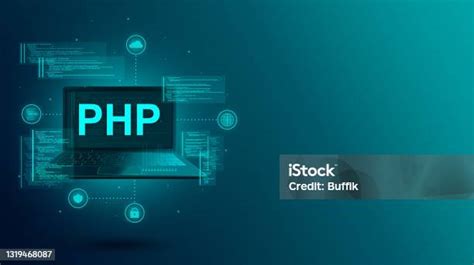 Php代碼web開發網站編碼和程式設計或筆記型電腦3d上的應用程式向量圖形及更多java 程式語言圖片 Java 程式語言 Php 程式語言 互聯網 Istock