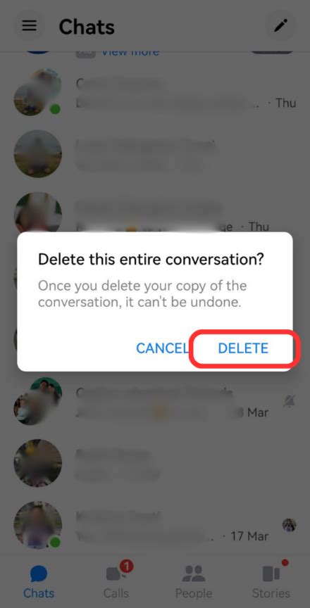 How To Delete Messages On Facebook Messenger Android Authority