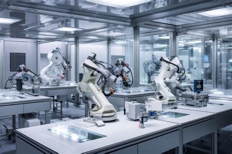 Premium Photo Photo Of A Cutting Edge Robotics Laboratory Generative Ai