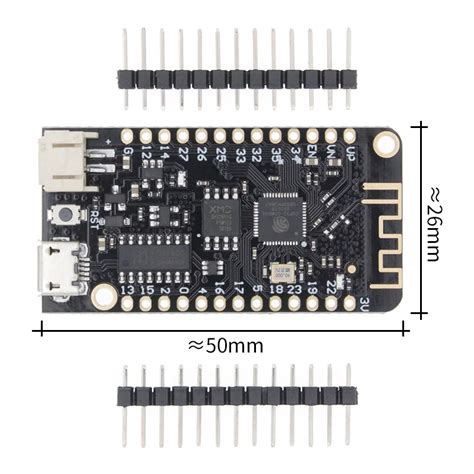 Wifi Bluetooth Development Board Antenna Esp32 Esp 32 Rev1 Ch340 Ch340g Micro Usb Lithium