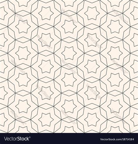 Subtle Ornament Texture Oriental Seamless Pattern Vector Image