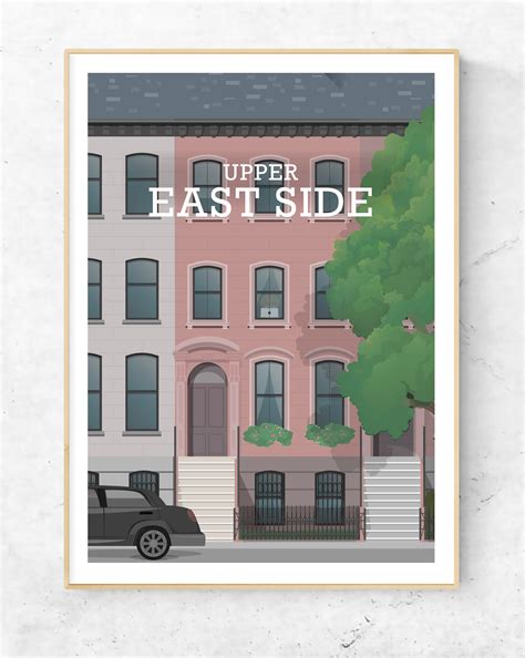 Sex And The City Print Perry Street New York Poster Just Like That Hill View Prints