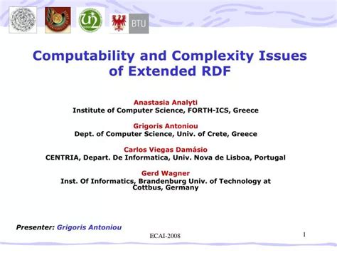 ppt computability and complexity issues of extended rdf powerpoint