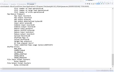 Hadoop：mapreduce进行文件单词量的统计，将结果输出hadoop中单词统计结果怎么打印出来 Csdn博客