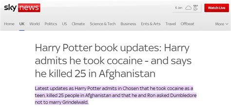 Harry Potters New Bestseller Chosen R Okmatewanker