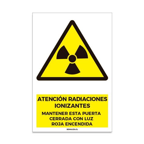 Atención Radiaciones Ionizantes Señaliza Spa