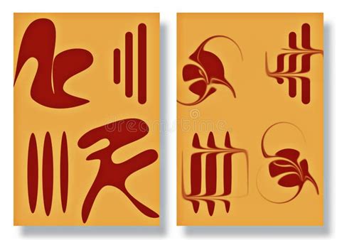 Set Of Various Geometric Shapes And Figures Stock Illustration