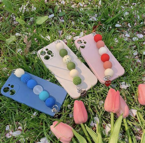 🎊입점할인 구슬 스트랩 실리콘 폰케이스 펜던트 세트 아이디어스 핸드메이드 수공예 수제 먹거리