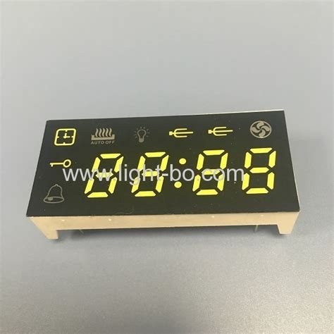 Custom Design Ultra Red And Ultra White 8 Digit 7 Segment Led Display For Multifunction Oven Timer
