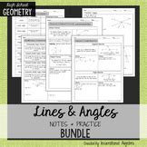 Parallel Lines And Transversals Notes Practice By The Model Math Teacher