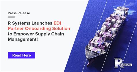 Rsystems Launches Edipartneronboardingsolution R Systems Posted On