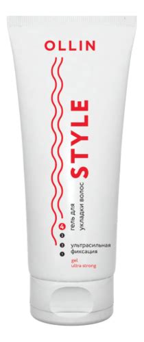 OLLIN Professional гель для укладки волос style gel ultra strong 200мл ...