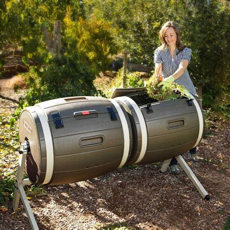 100 Gallon Compost Bin Tumbler Double Rotating Composter Yardepic 100 Gallon Compost Bin Tumbler Double Rotating Composter Yardepic