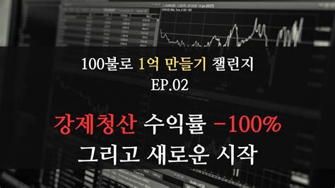 100불로 1억 만들기 챌린지 Ep02 강제 청산 수익률 100 Youtube