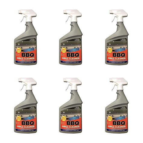 Buy 6pk Supreme Bbq Grill Remover Heavy Duty Degreaser Oven Cleaning
