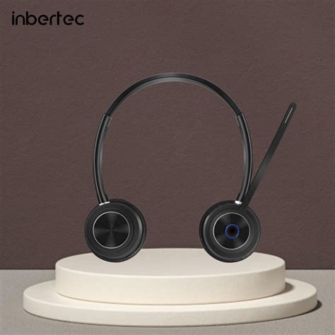 Office Wireless Headset With USB A To USB C Charging Cable China Bluetooth Headset And