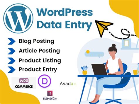 Wordpress Data Entry For Blog Posting Article Posting Product Listing Upwork