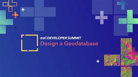 Design A Geodatabase Youtube