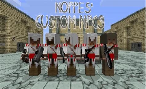 custom npcs minecraft mod