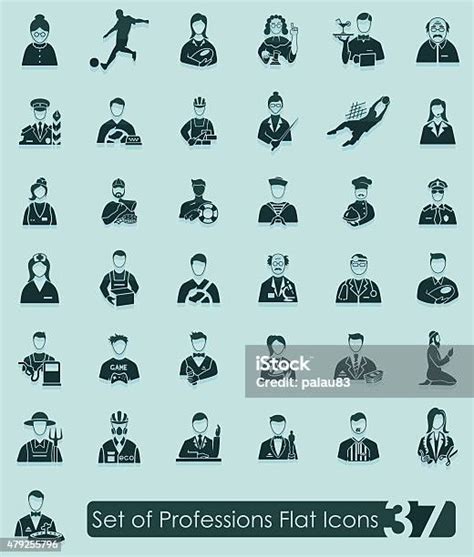 세트마다 전문 아이콘 경영자에 대한 스톡 벡터 아트 및 기타 이미지 경영자 기술 기하 도형 Istock