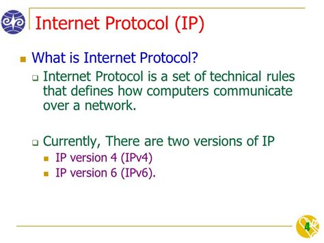 Internet Protocol Definition