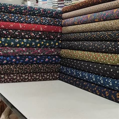 خرید و قیمت پارچه لینن گلدار کرکی یا لنین موهر طرح دار مناسب پیراهن کت