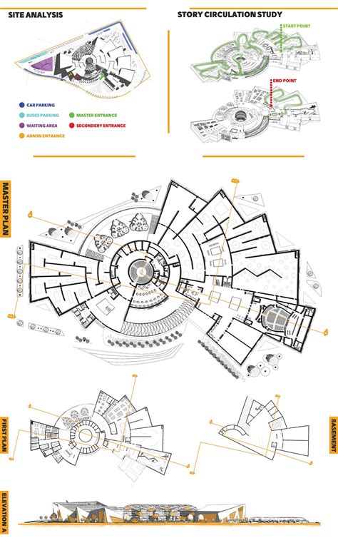Architectural Space Museum Graduation Project Behance In 2024 Architecture Design Sketch