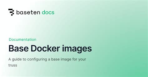 base docker images baseten