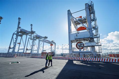 behind the scenes at australia s first fully automated international shipping container terminal