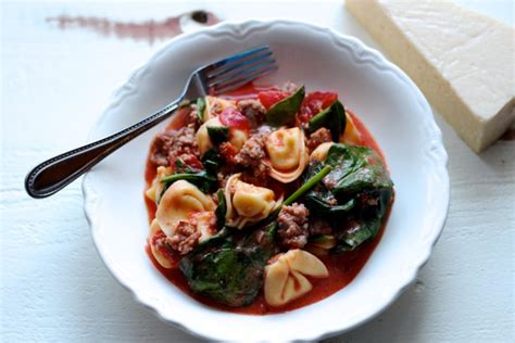 Tortellini With Tomato Cream Sauce