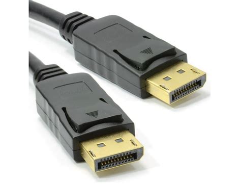 DisplayPort Male Plug To Plug Video Cable GOLD M LOCKING DPG